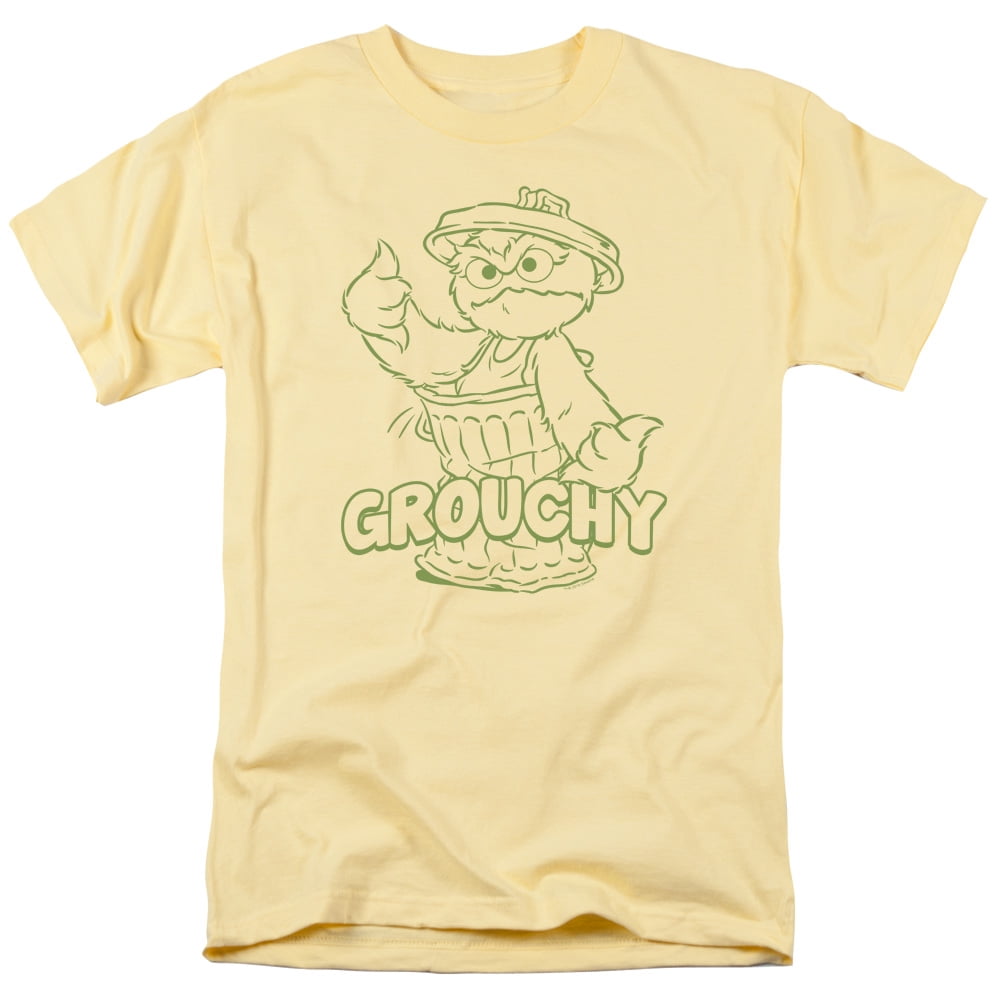 Sesame Street Grouchy Officially Licensed Adult T Shirt - Walmart.com