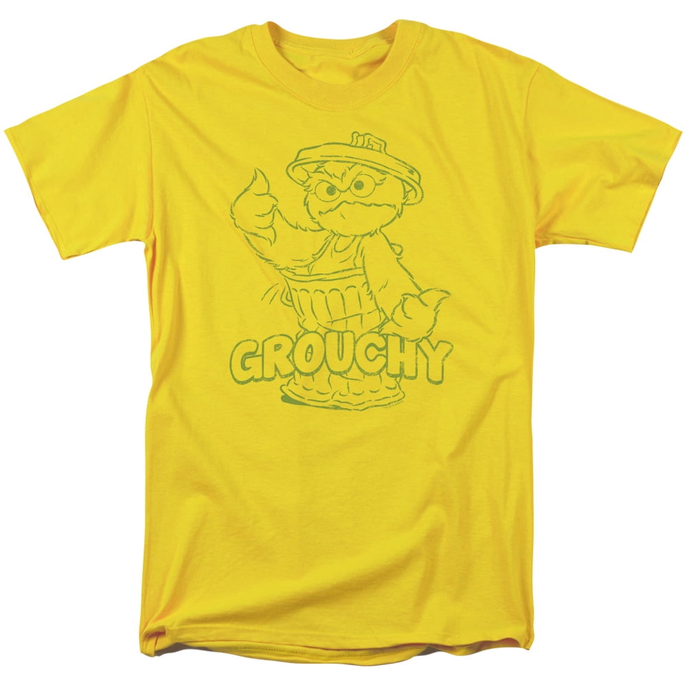 Sesame Street Grouchy Officially Licensed Adult T Shirt - Walmart.com