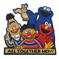Main Street Sesame Street Group All Together Now Embroidered Iron On ...