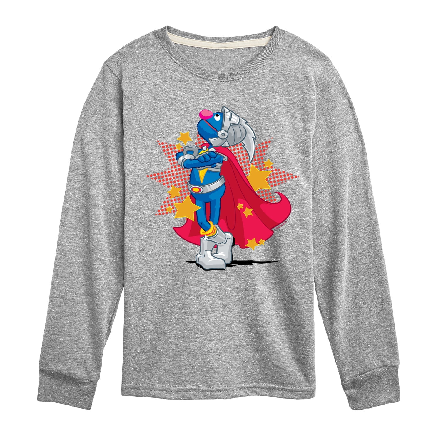 Sesame Street - Grover Stance - Toddler and Youth Long Sleeve T-Shirt ...