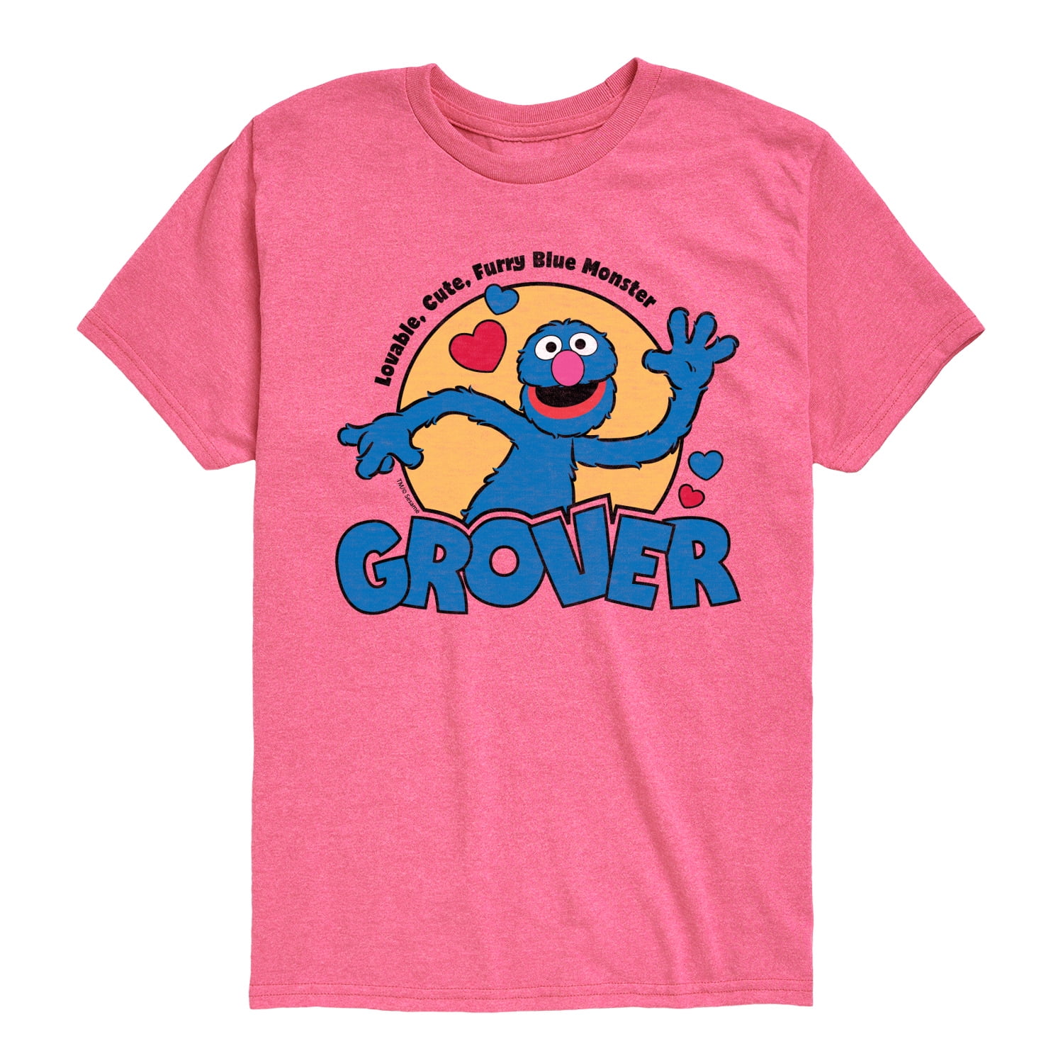 Sesame Street - Grover - Toddler and Youth Short Sleeve Graphic T-Shirt ...