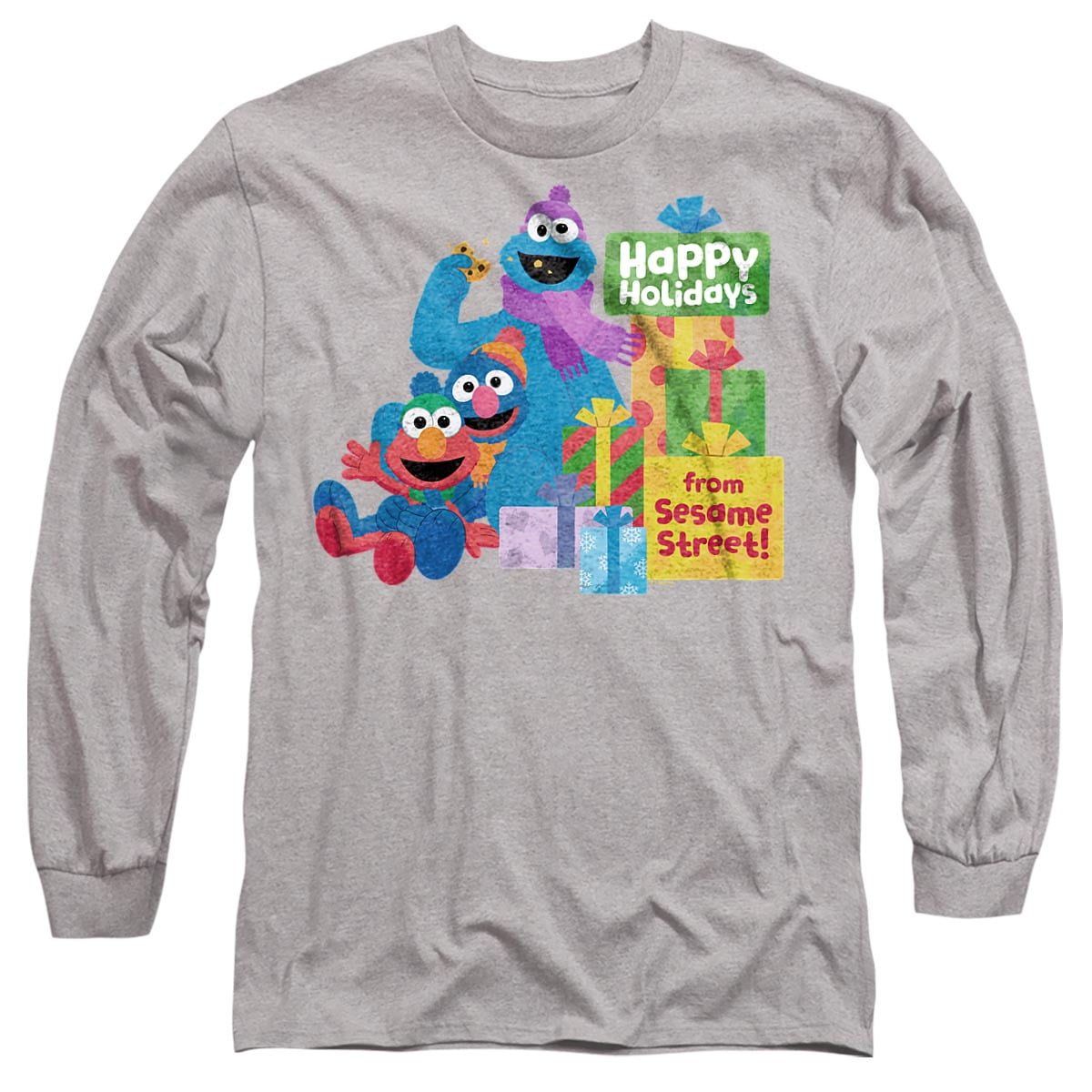 Sesame Street Happy Holidays Gifts With Elmo, Grover, Cookie Unisex ...