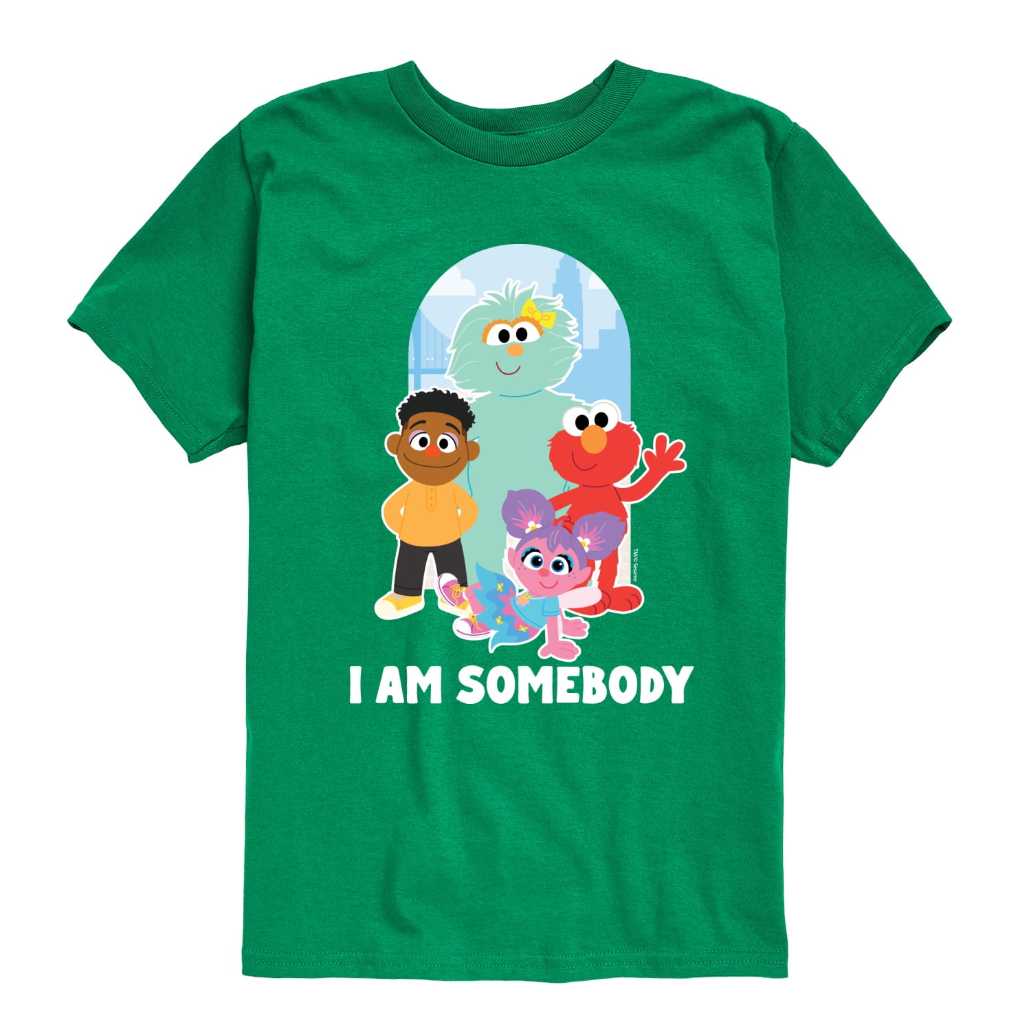 Sesame Street - I Am Somebody - Toddler and Youth Short Sleeve Graphic ...