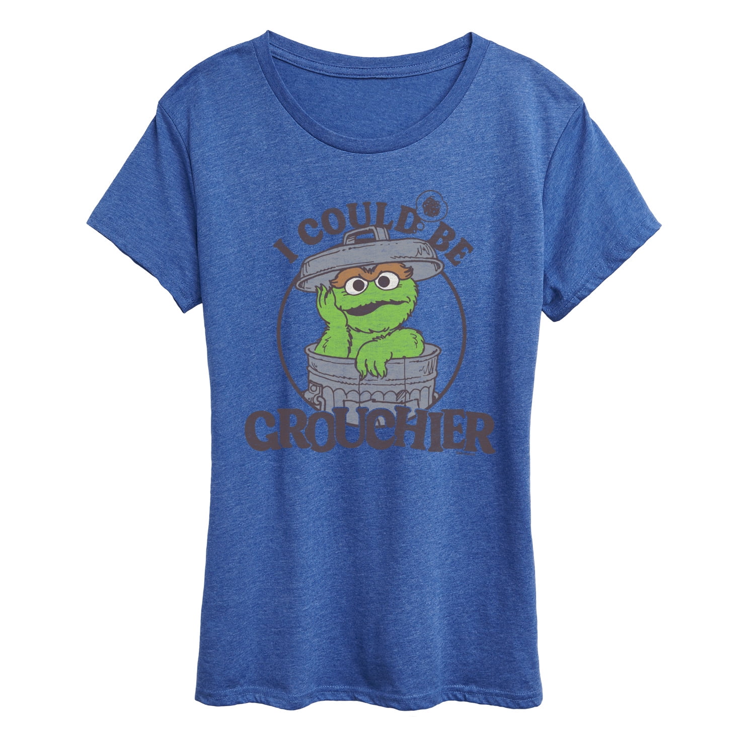 Sesame Street - I Could Be Grouchier Oscar - Women's Short Sleeve ...