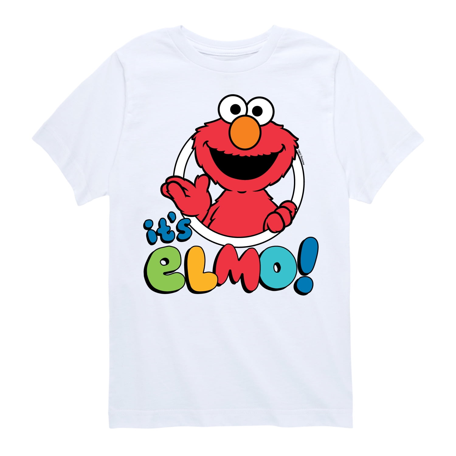 Sesame Street - Its Elmo - Toddler and Youth Short Sleeve Graphic T ...