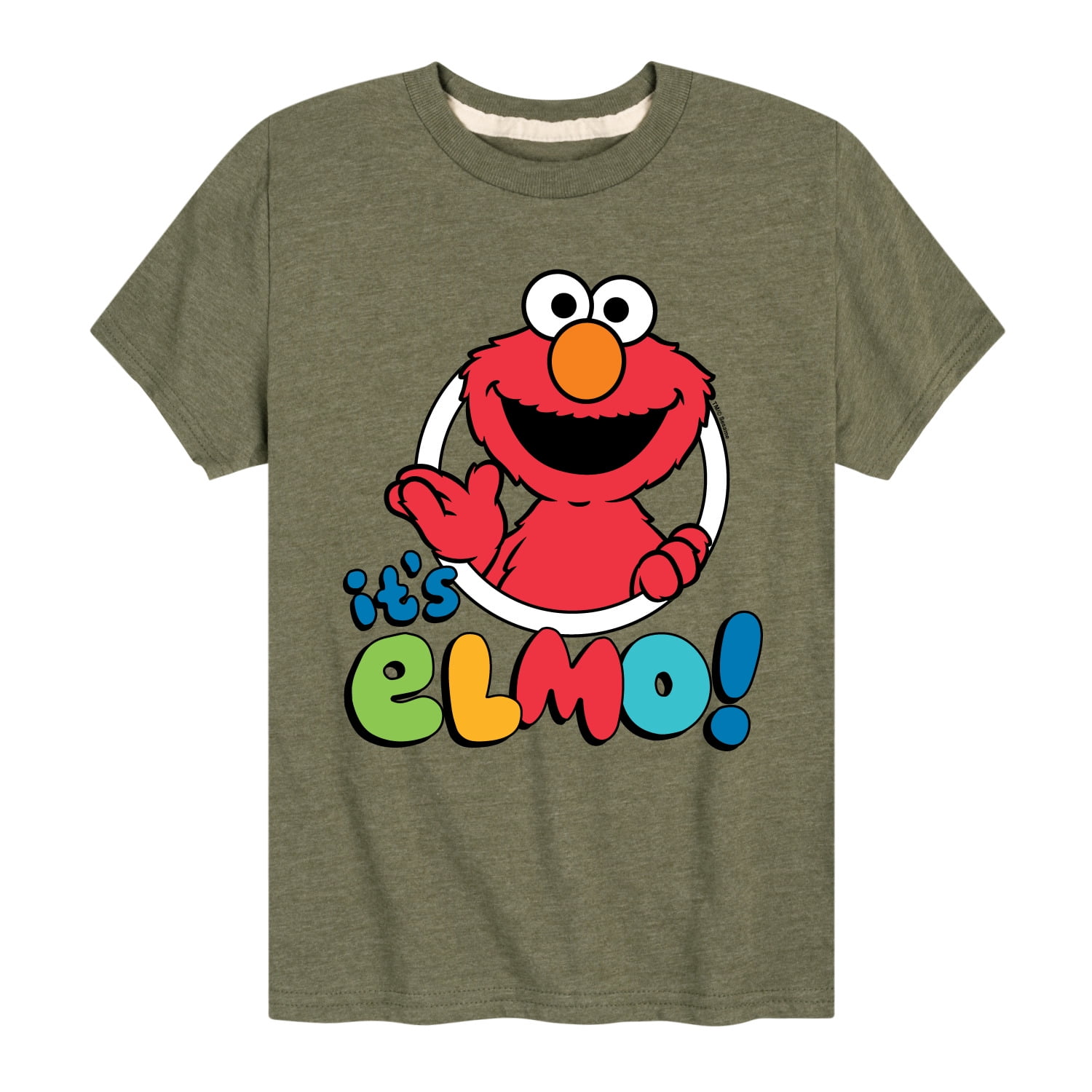 Sesame Street - Its Elmo - Toddler and Youth Short Sleeve Graphic T ...