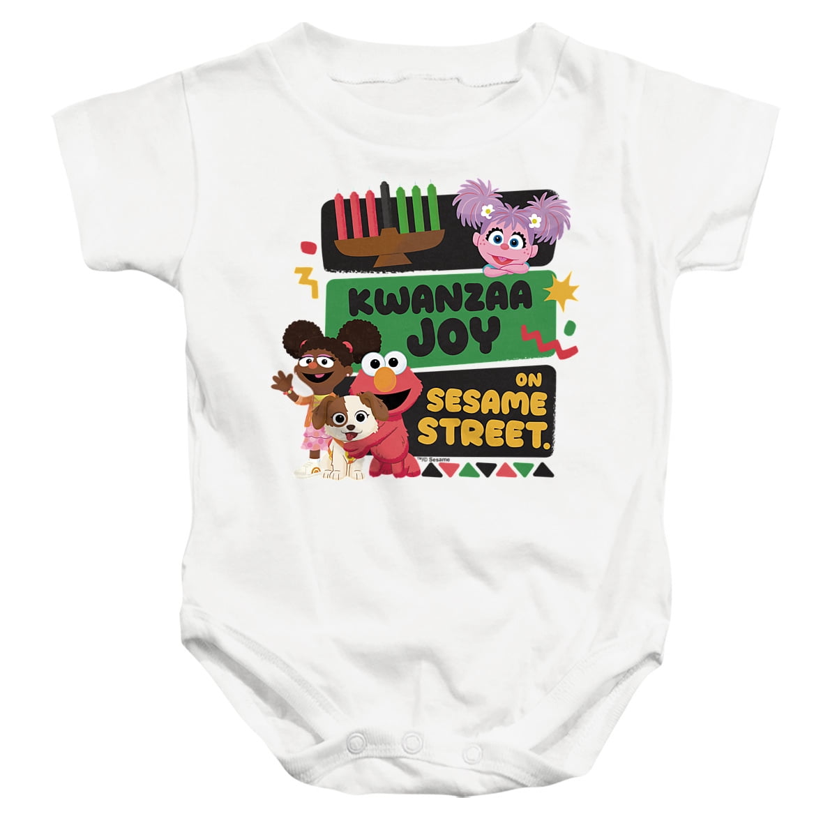 Sesame Street Kwanzaa Joy With Gabrielle And Elmo Unisex Infant Snap ...