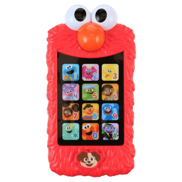 Sesame Street Learn with Elmo Pretend Play Phone, Learning and ...