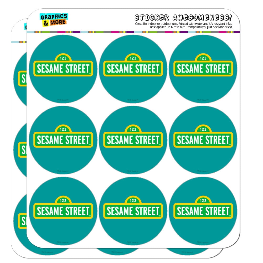 Sesame Street Logo Planner Calendar Scrapbooking Crafting Stickers ...
