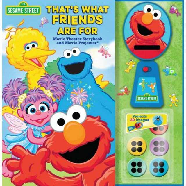 Sesame Street Movie Theater Storybook And Movie Projector Hardcover