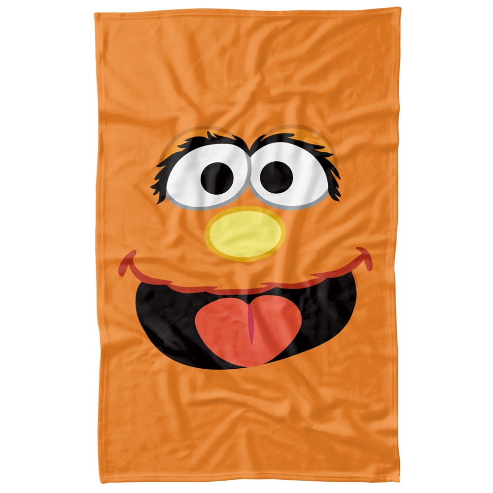Sesame Street Murray Face Officially Licensed Fleece Blanket 36' x 58 ...