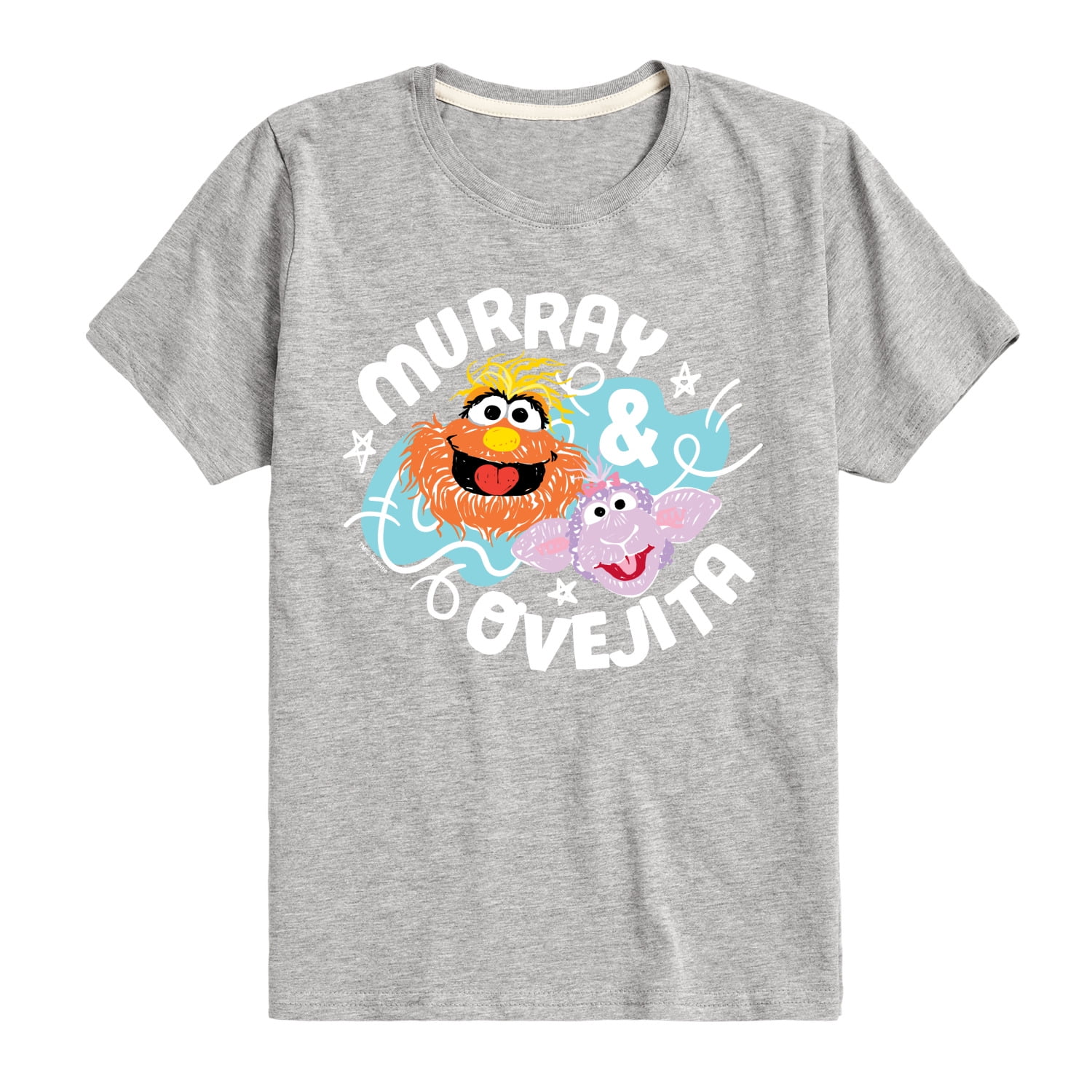 Sesame Street - Murray and Ovejita - Toddler and Youth Short Sleeve ...