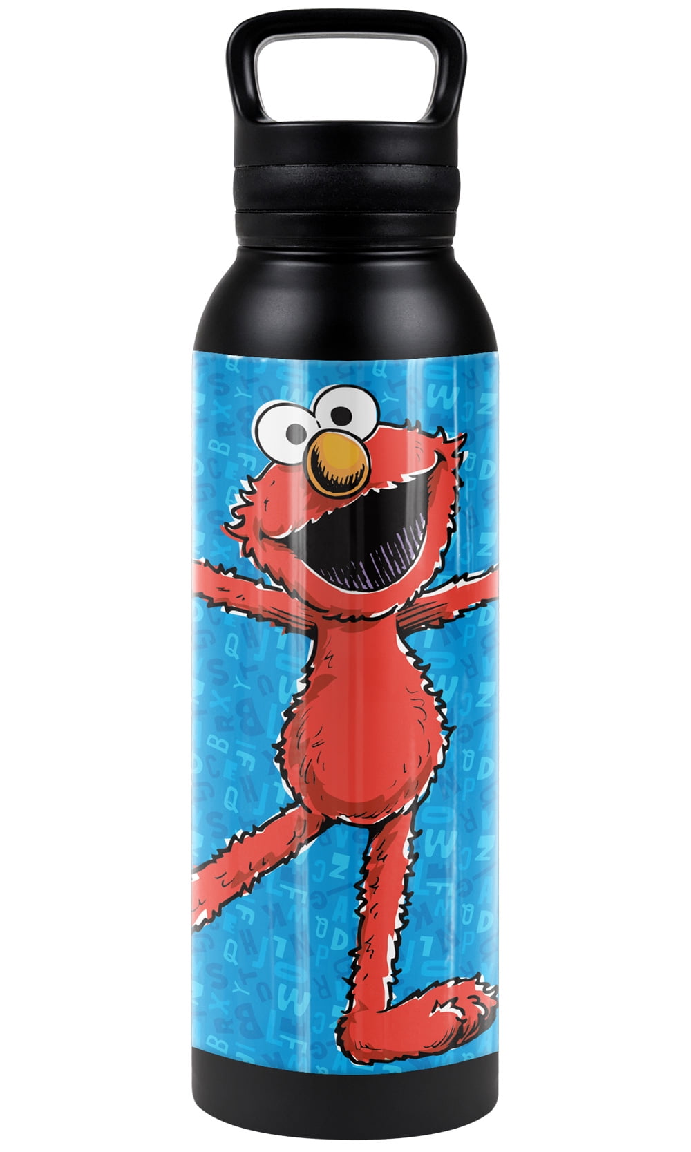 Sesame Street Official Elmo Character 24 oz Insulated Canteen Water ...