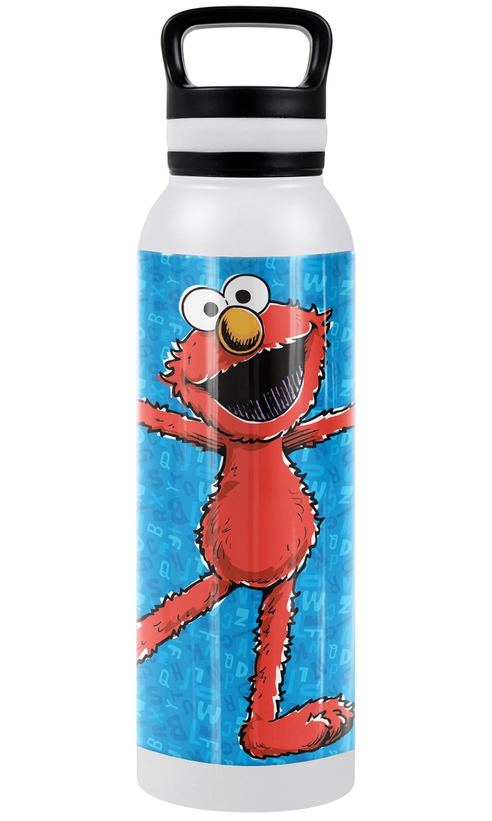 Sesame Street Official Elmo Character 24 oz Insulated Canteen Water ...