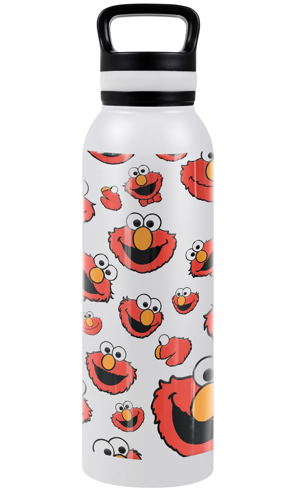 Sesame Street Official Elmo Face Pattern 24 oz Insulated Canteen Water ...