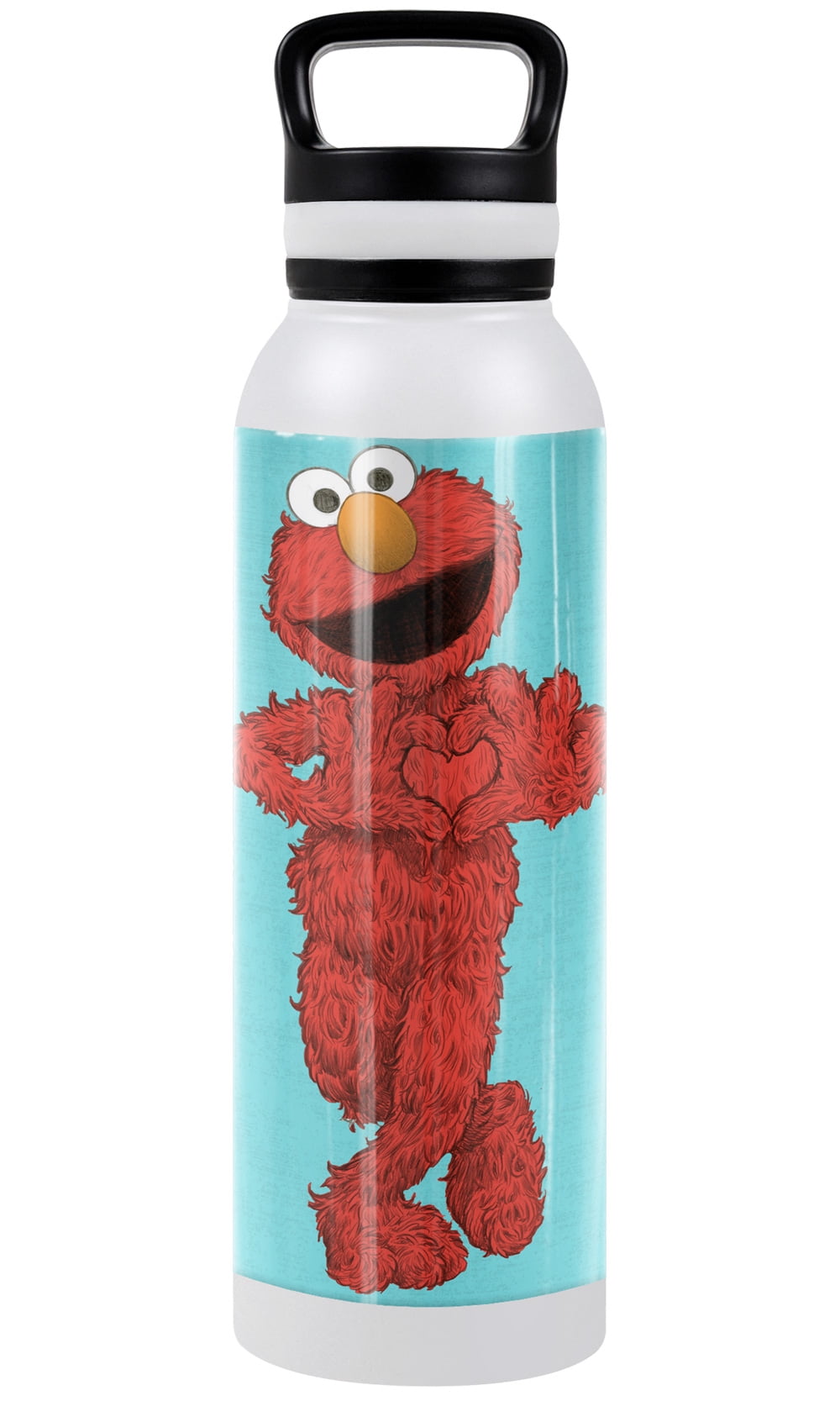 Sesame Street Official Elmo Paint 24 oz Insulated Canteen Water Bottle ...