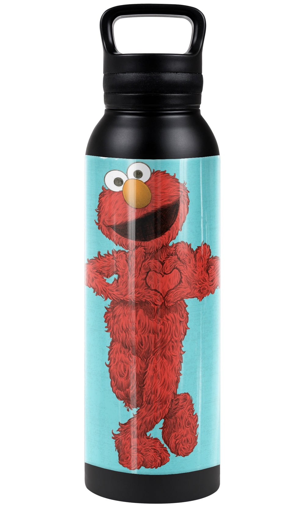Sesame Street Official Elmo Paint 24 oz Insulated Canteen Water Bottle ...