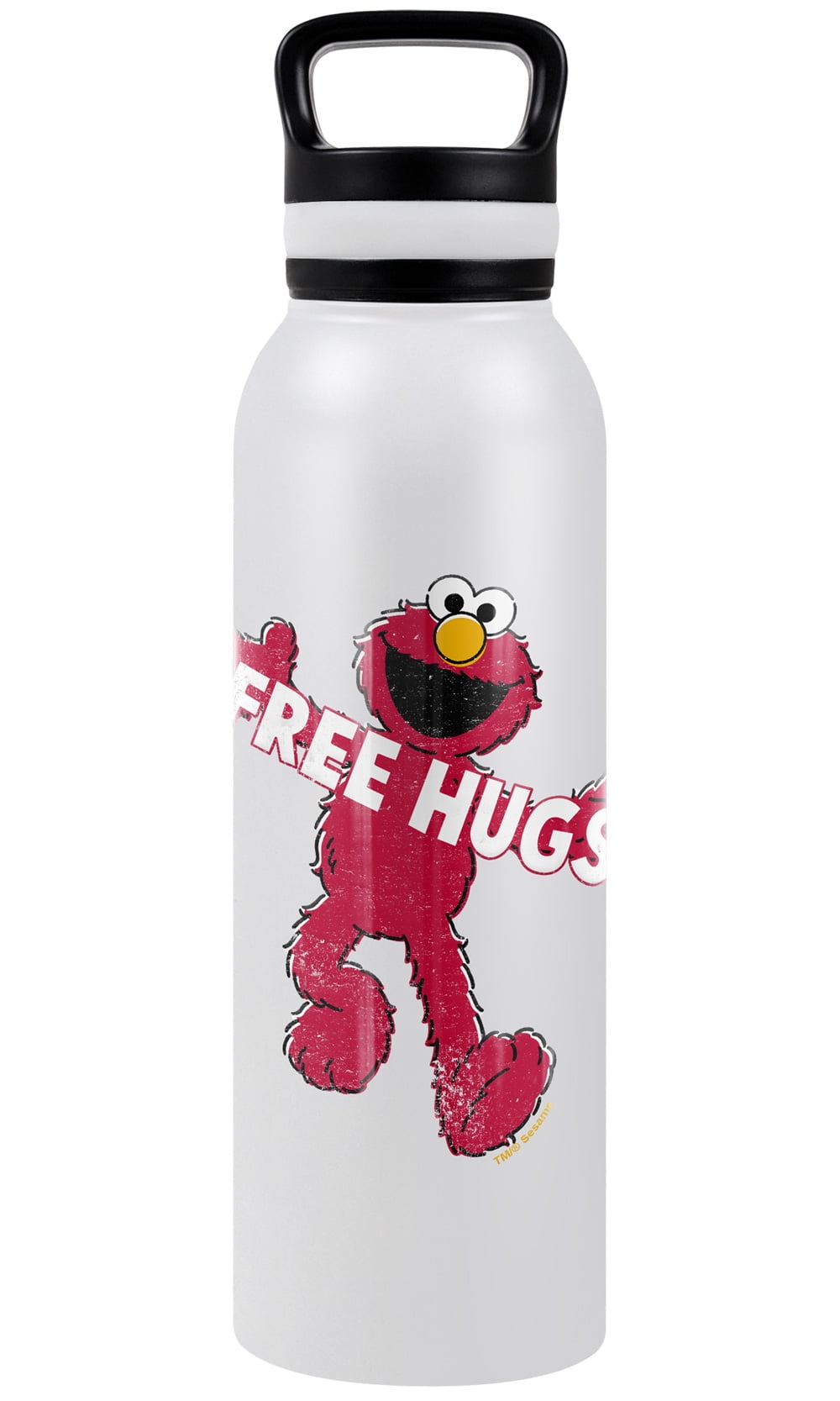 Sesame Street Official Free Hugs 24 oz Insulated Canteen Water Bottle ...