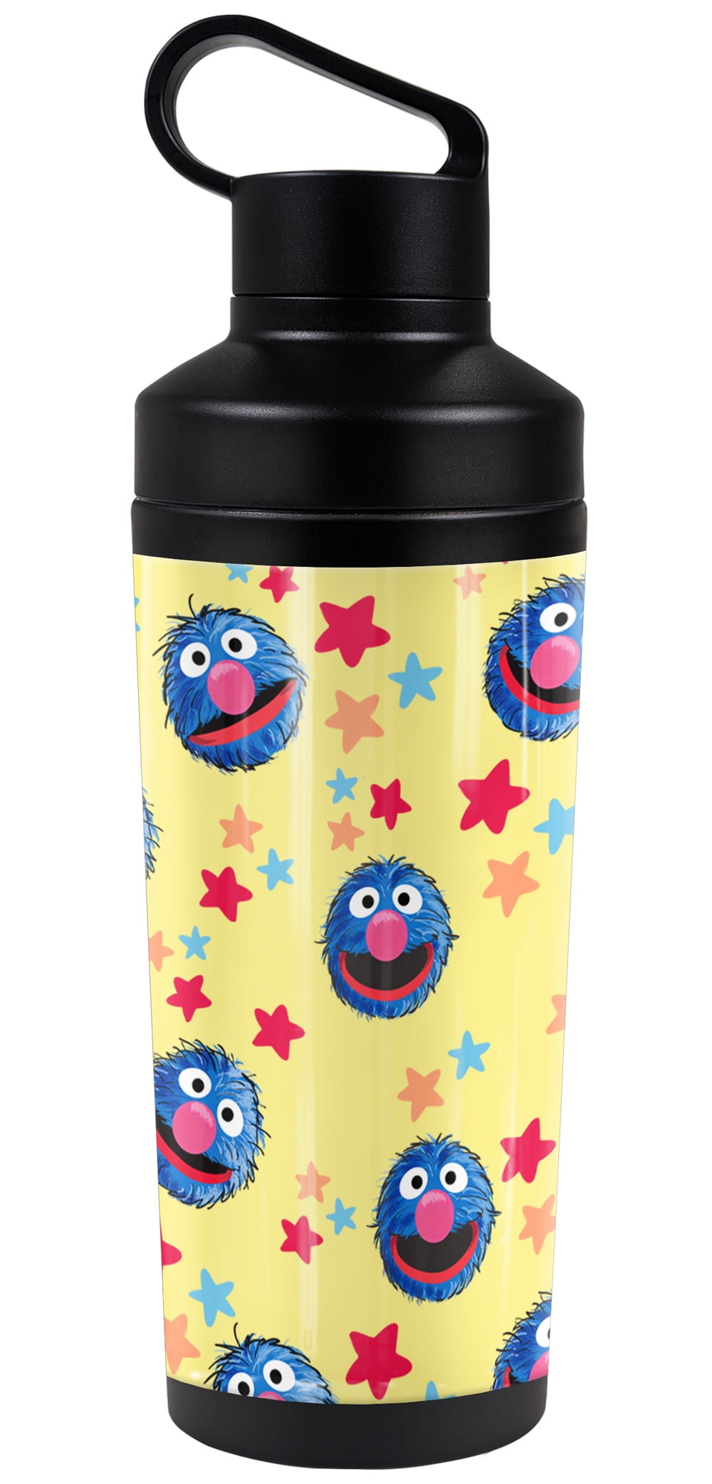 Sesame Street Official Grover Pattern 18 oz Insulated Water Bottle ...