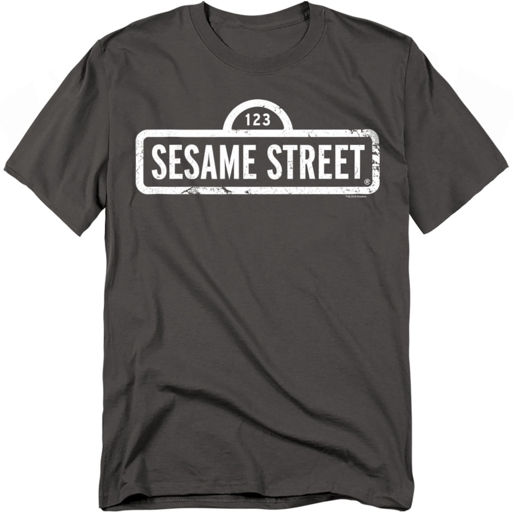 Sesame Street T-Shirt One Color Logo Unisex Graphic Tee For Men & Women ...
