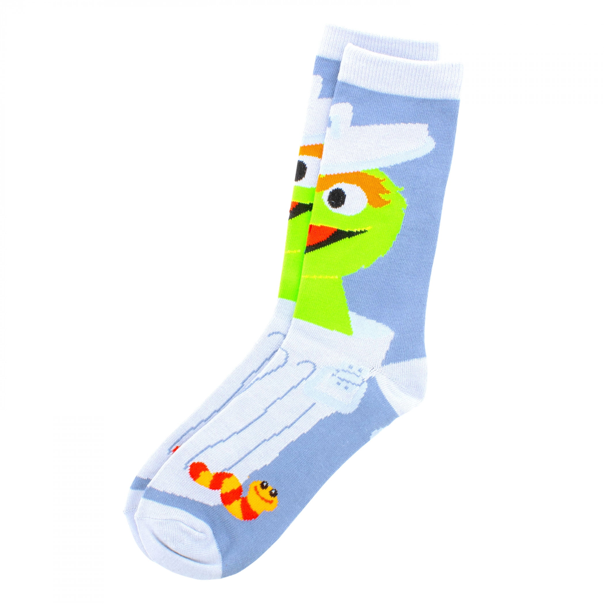 Sesame Street Oscar The Grouch Crew Socks - Walmart.com
