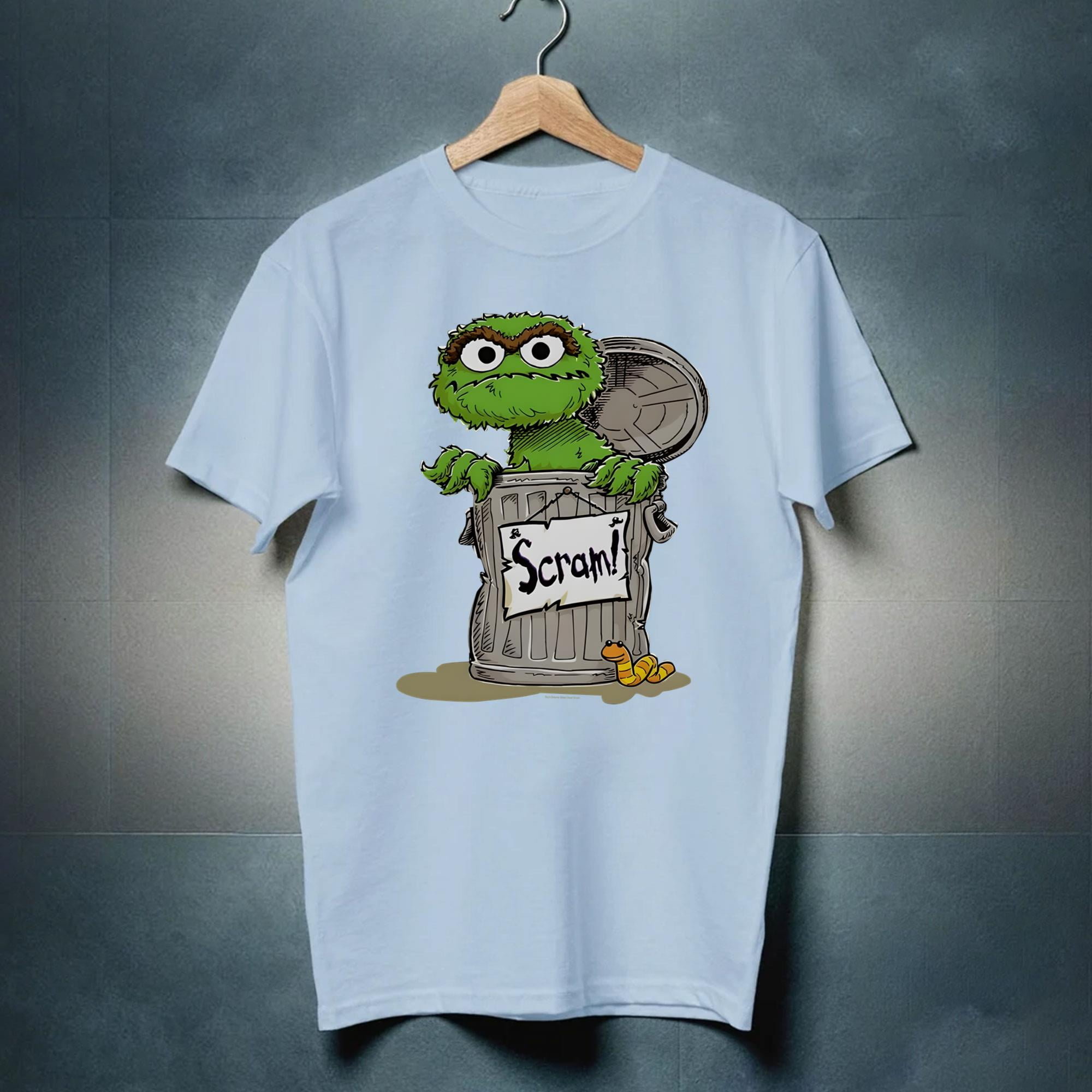 Sesame Street Oscar The Grouch Scram T-Shirt Up to size 4XL-TH37358 ...
