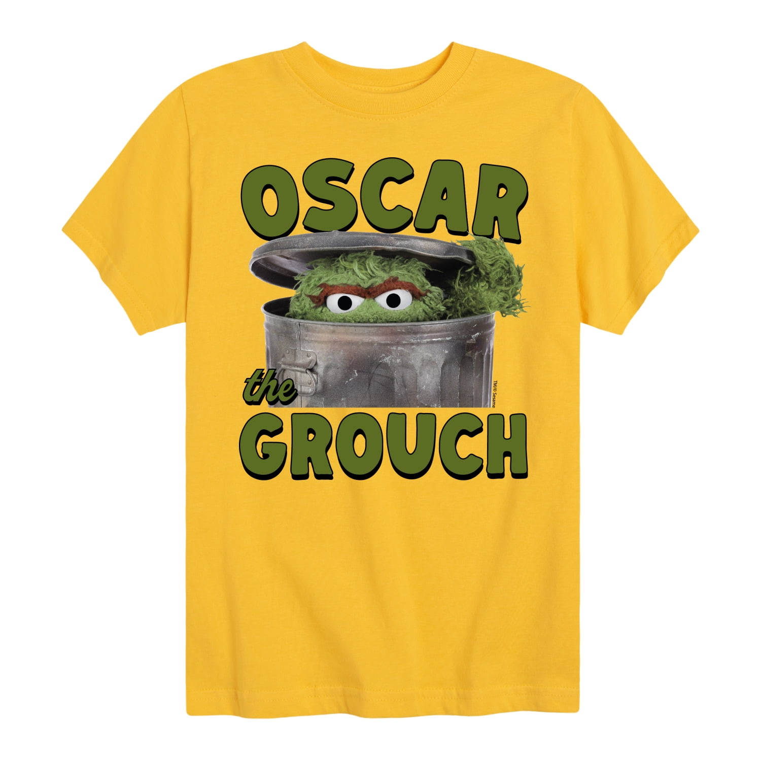 Sesame Street - Oscar The Grouch - Toddler and Youth Short Sleeve ...
