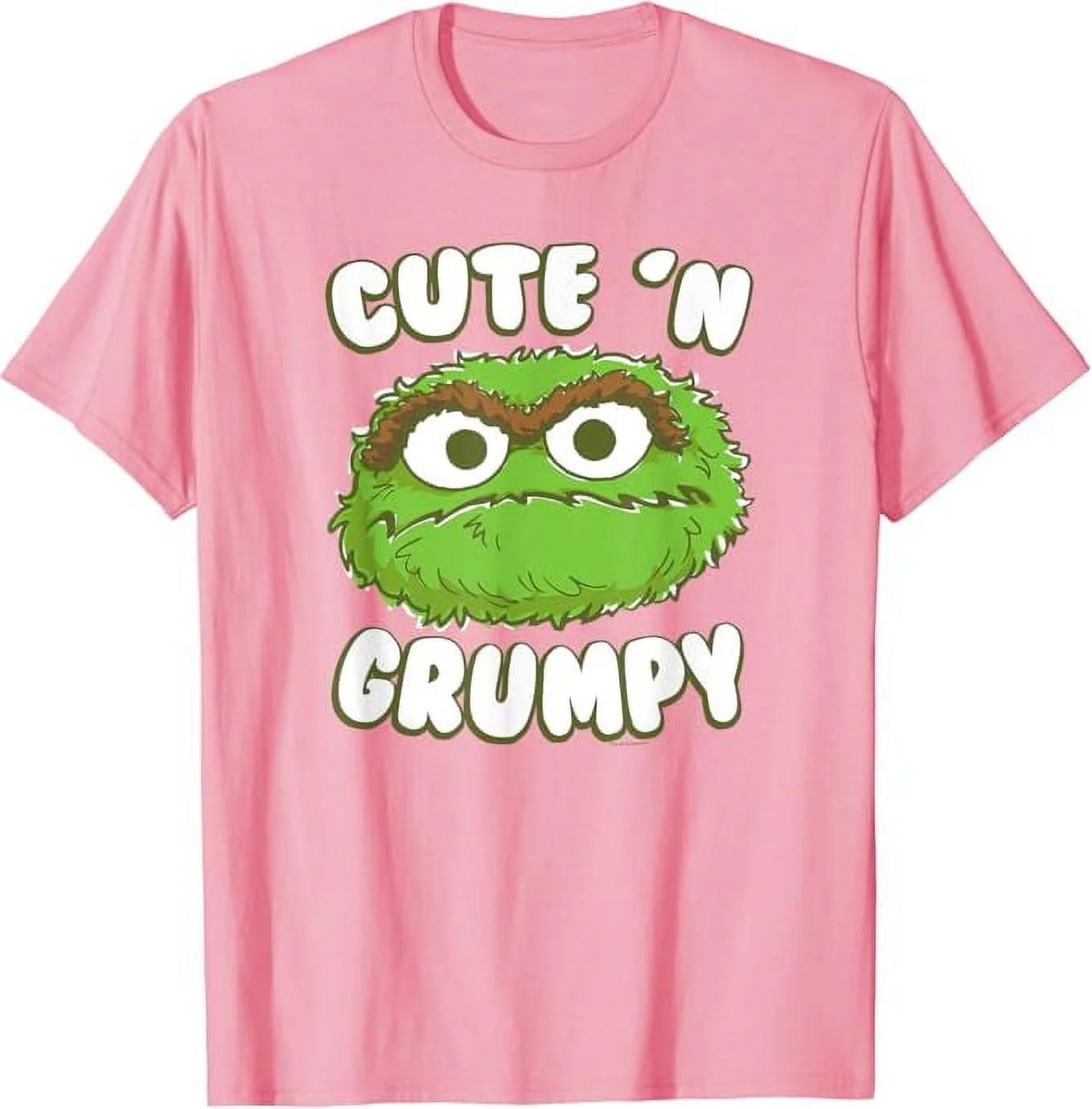 Sesame Street Oscar the Grouch Cute 'n' Grumpy T-Shirt - Walmart.com