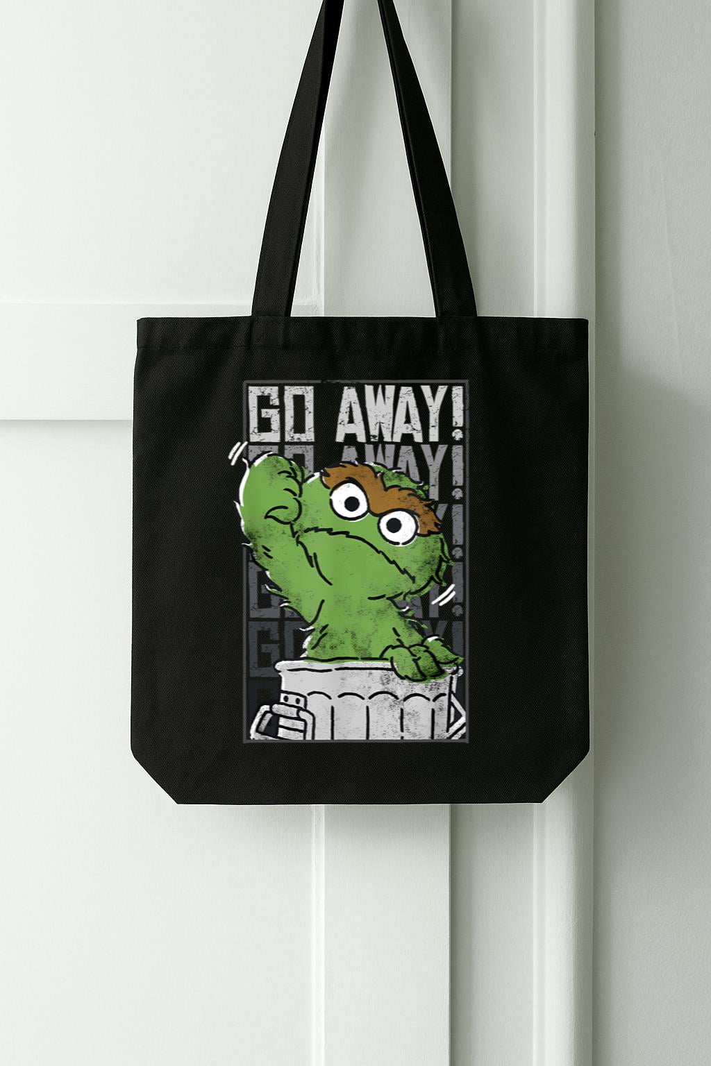Sesame Street Oscar the Grouch Go Away Licensed Adult Tote Bag-TH26606 ...