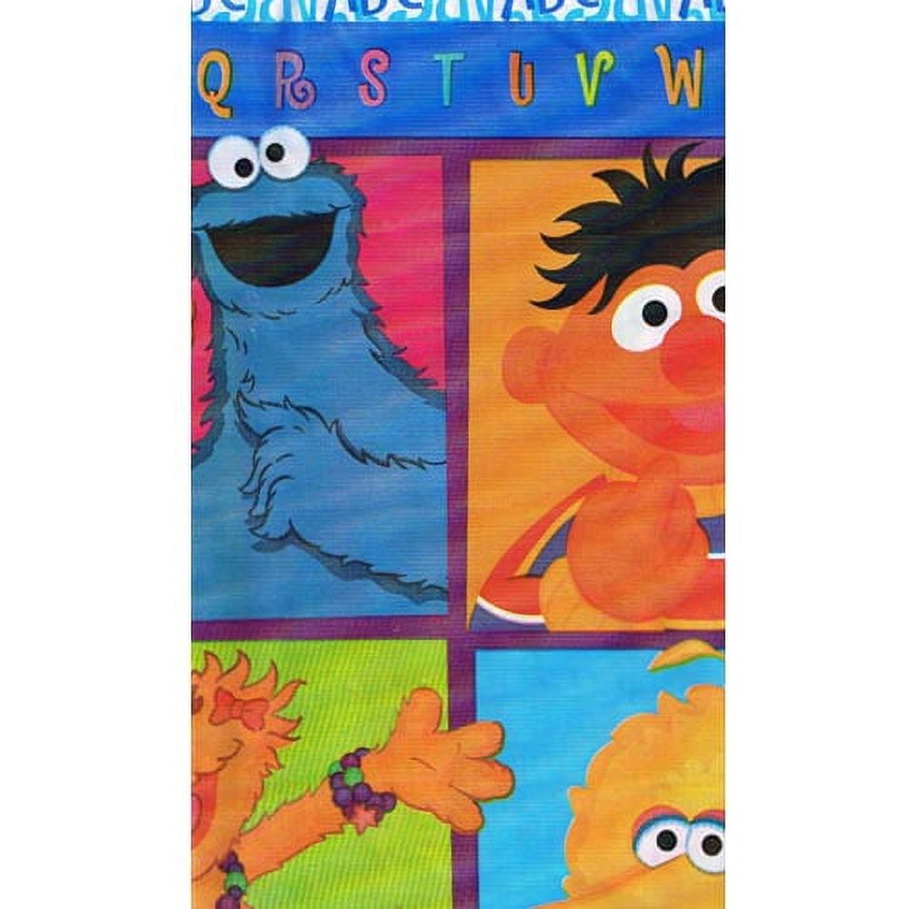 Sesame Street 'P is for Party' Plastic Table Cover (1ct) - Walmart.com