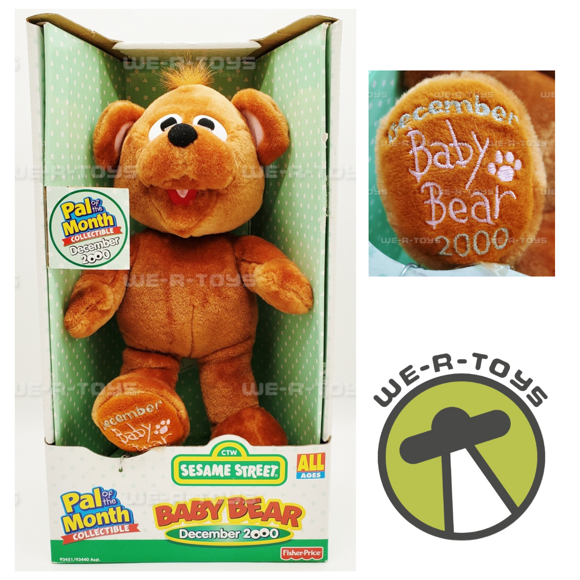 Sesame Street Pal of the Month Baby Bear December 2000 Fisher-Price ...