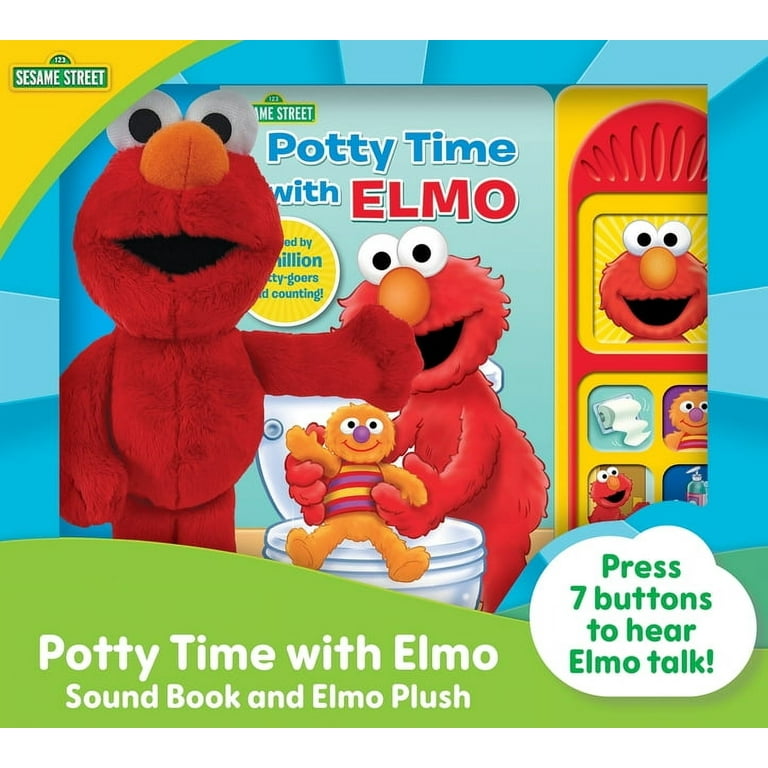 Potty Time Elmo Toy Sesame Street Potty Time Elmo Plush | BIG W