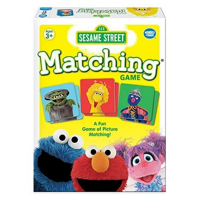 Sesame Street Preschool Matching Board Game, by Wonder Forge - Walmart.com