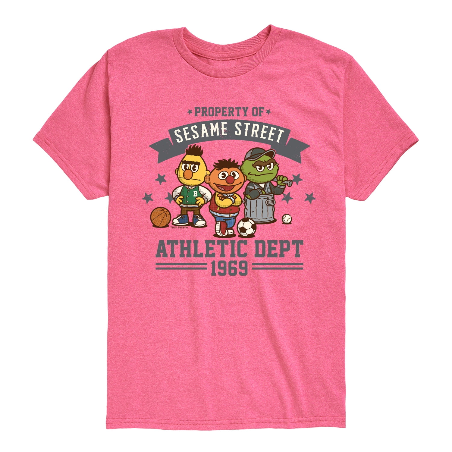 Sesame Street - Prop Of Sesame St Ath Dept - Toddler and Youth Short ...