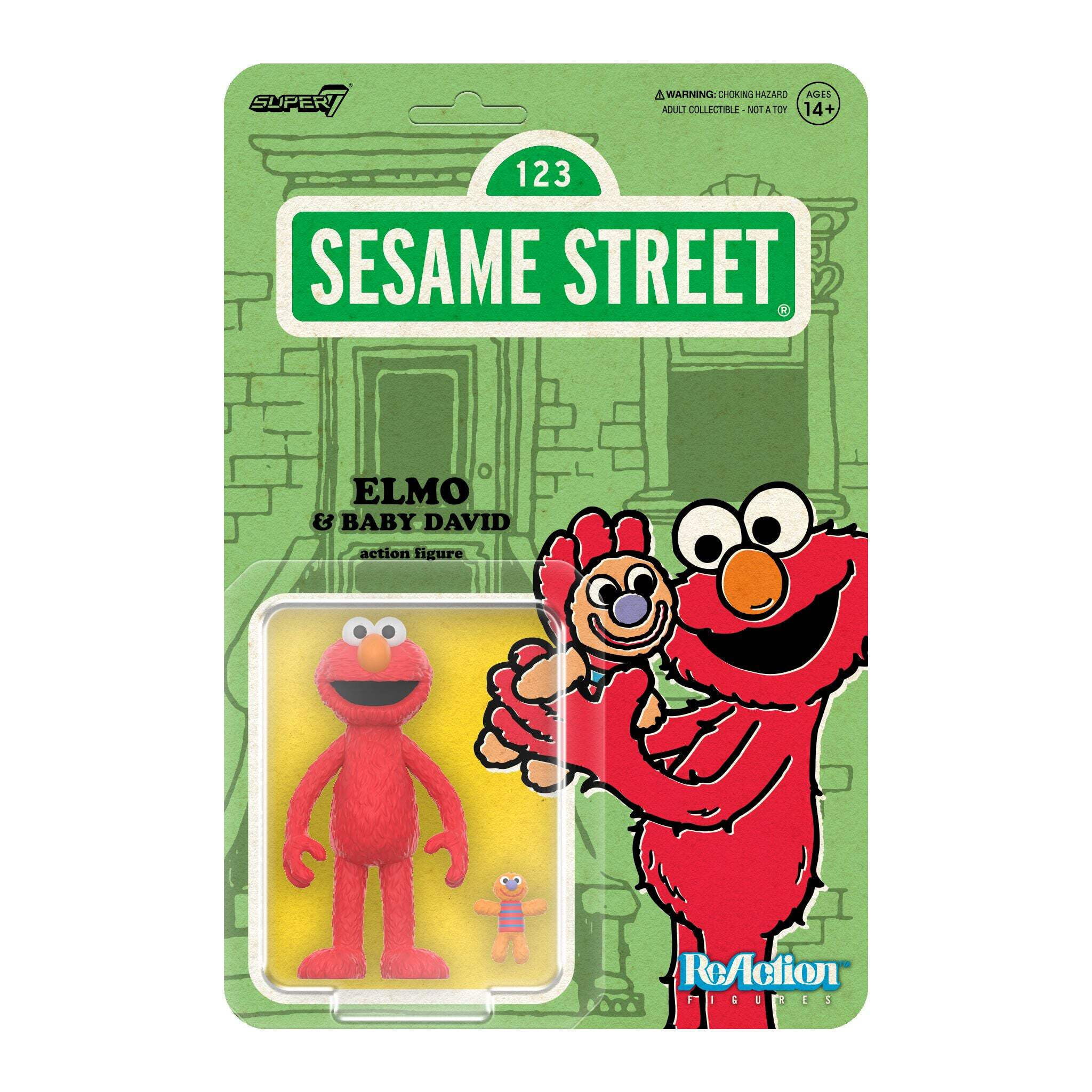 Sesame Street ReAction Figures Wave 04 - Elmo - Walmart.com
