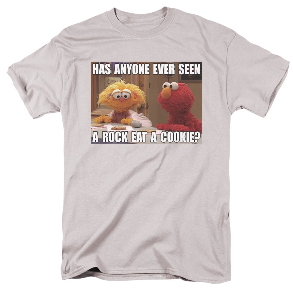 Sesame Street Rock Eat A Cookie Unisex Adult T Shirt For Men And Women ...