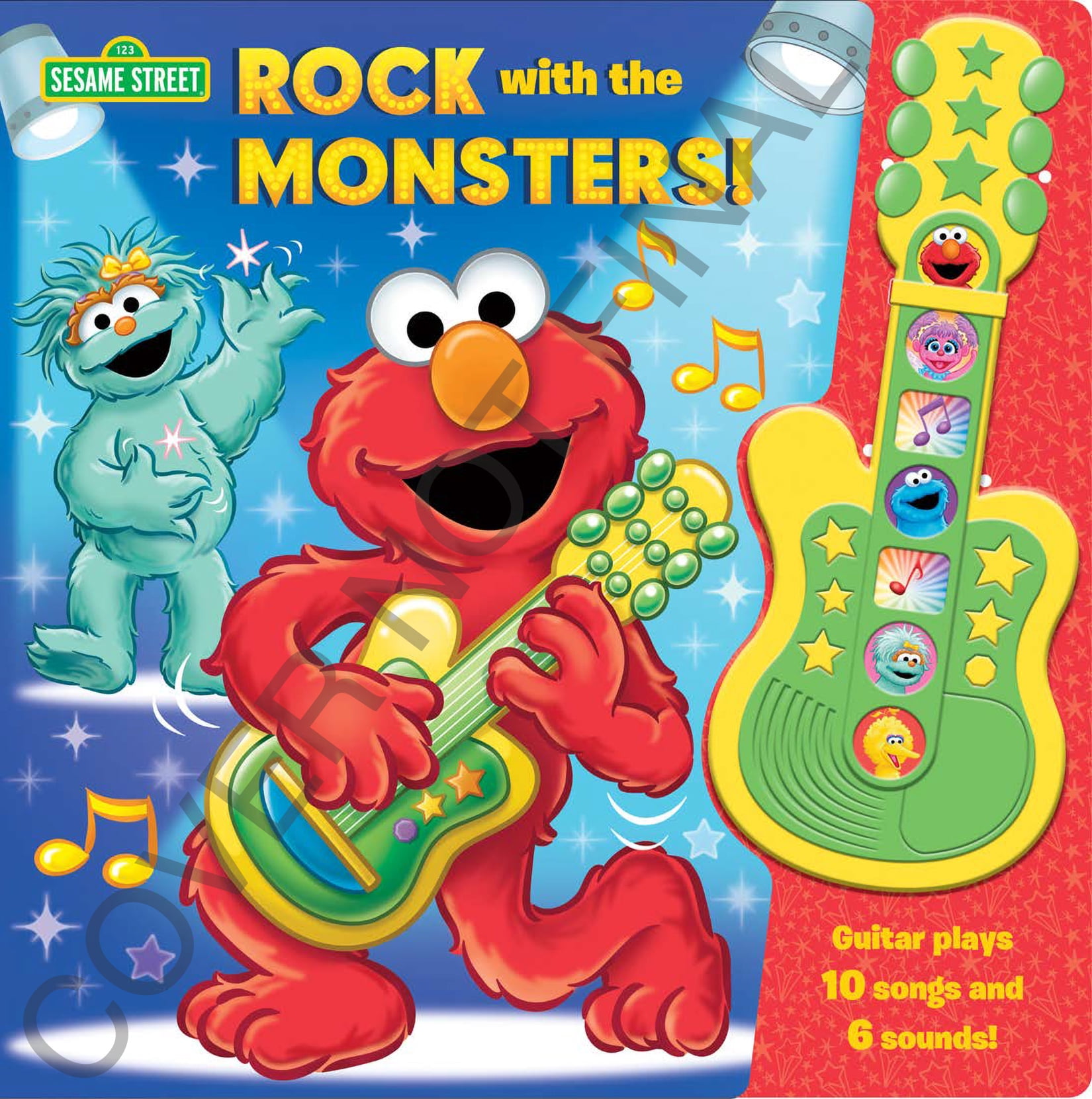PHOENIX INTL: Sesame Street: Rock with the Monsters! Sound Book (Board ...