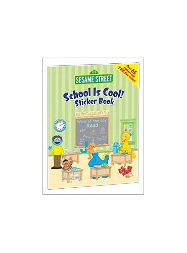 Pre-Owned Sesame Street School Is Cool! Sticker Book Hardcover ...