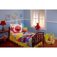 Sesame Street Scribbles 10pc Toddler Bed - Walmart.com