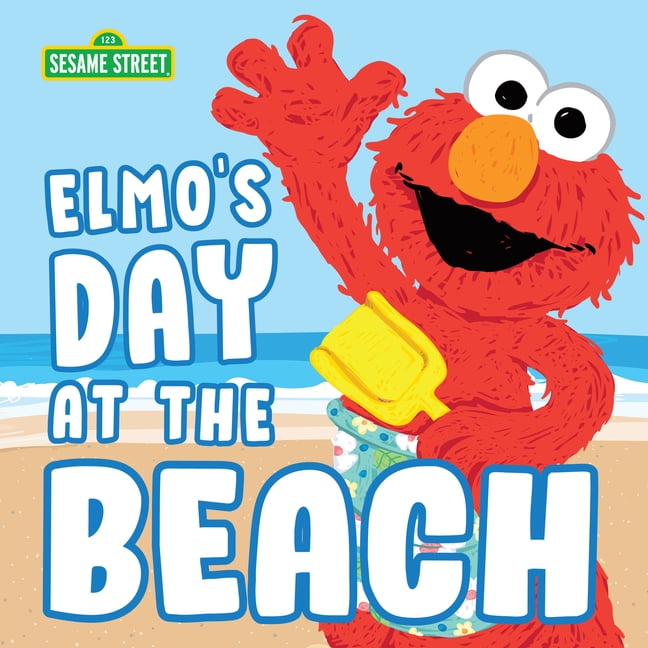 Sesame Street Scribbles Elmo's Day at the Beach, (Hardcover) - Walmart.com