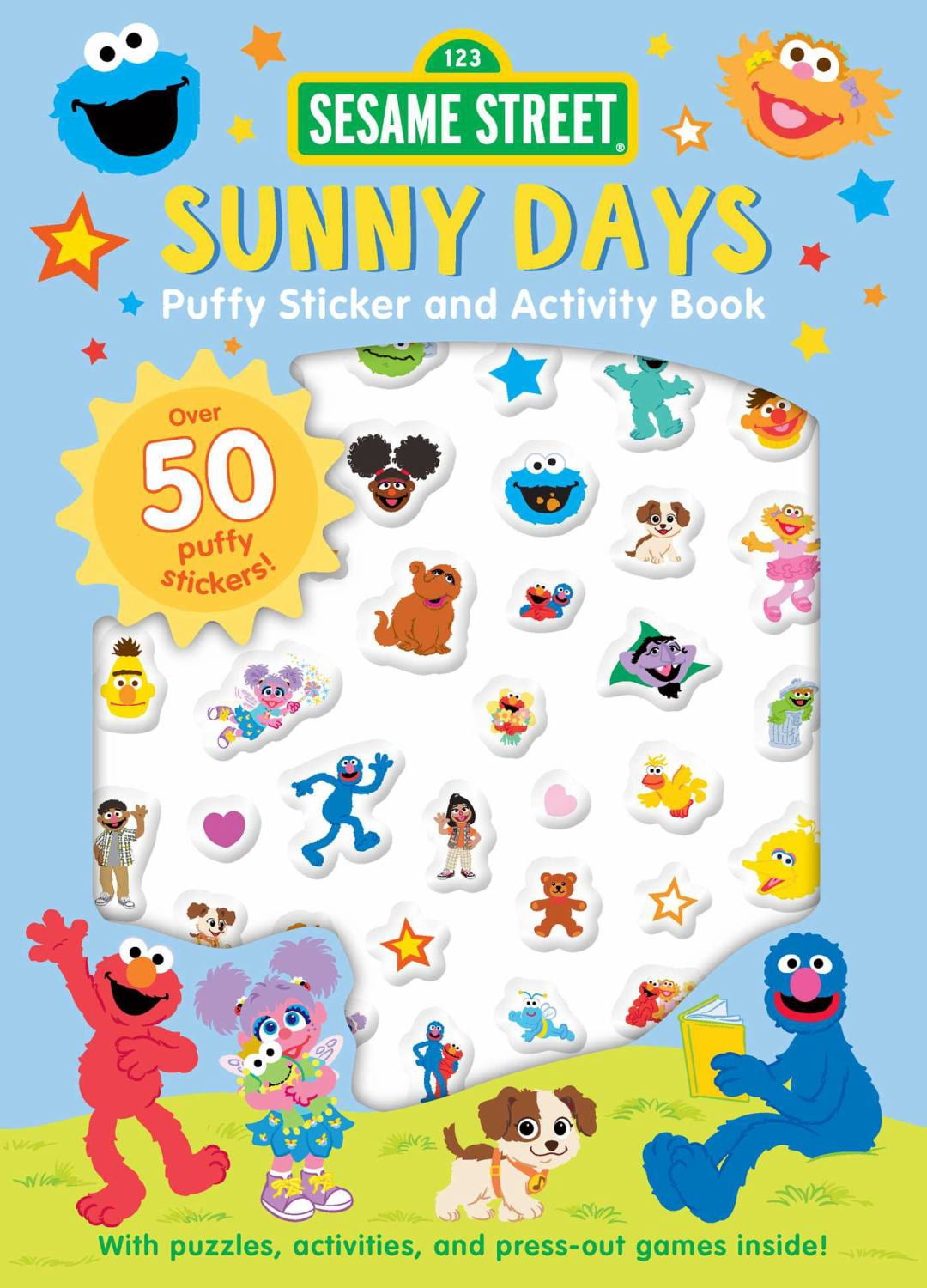 Sesame Street: Sunny Days Puffy Sticker and Activity Book (a Sesame ...
