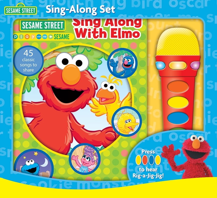 Sesame Street: Sing Along with Elmo! Light Up Microphone and Songbook ...
