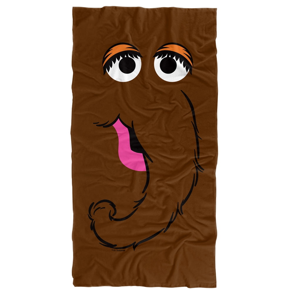 Sesame Street Snuffleupagus Face Officially Licensed Beach Towel 30' X ...
