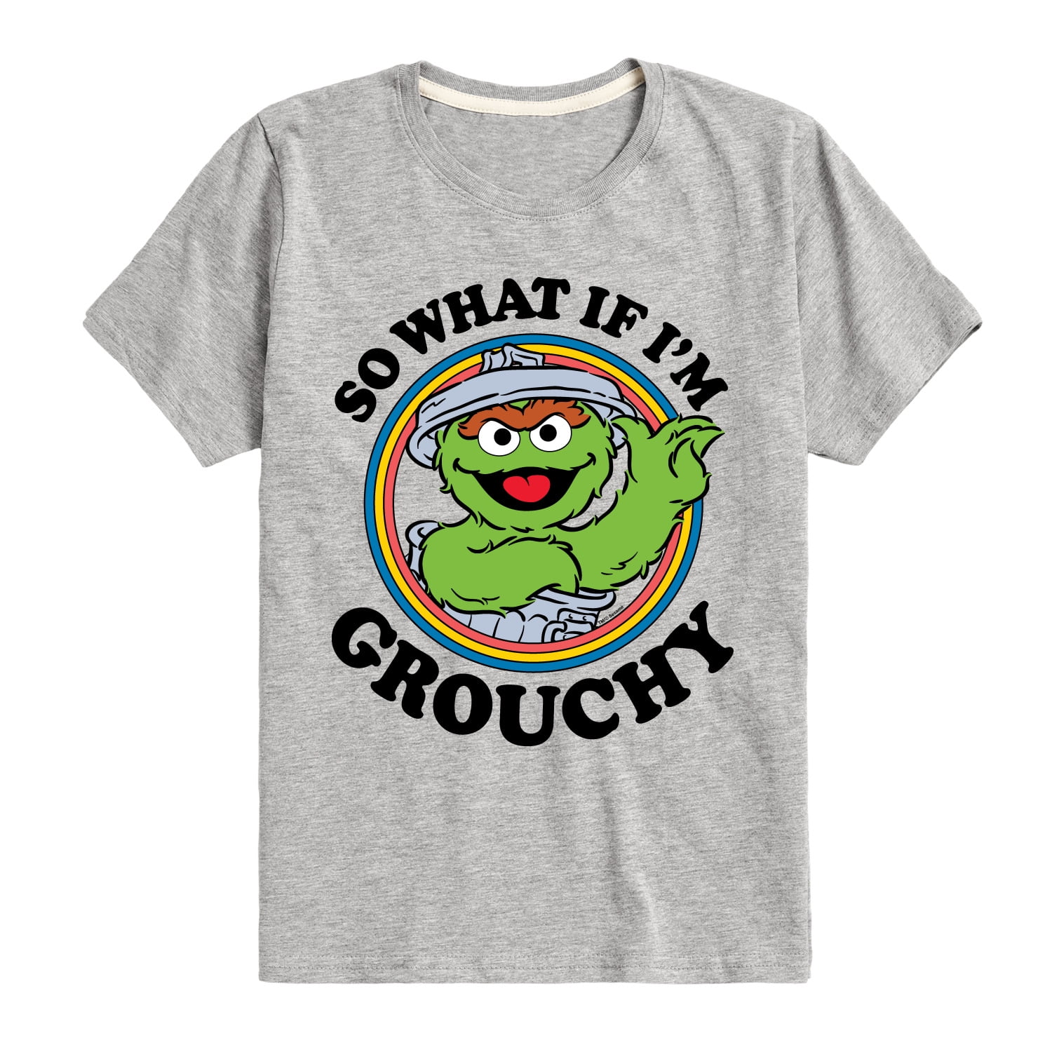 Sesame Street - So What If Im Grouchy - Toddler and Youth Short Sleeve ...