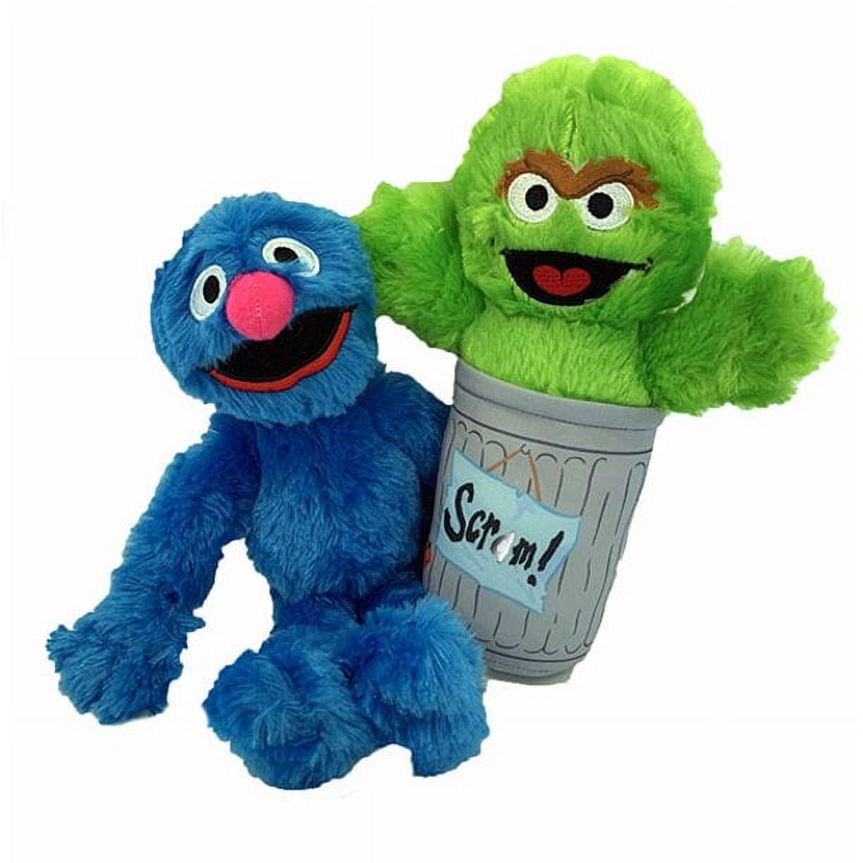 Sesame Street Official Plush Stuffed Animal Set: 9 inch Oscar the ...