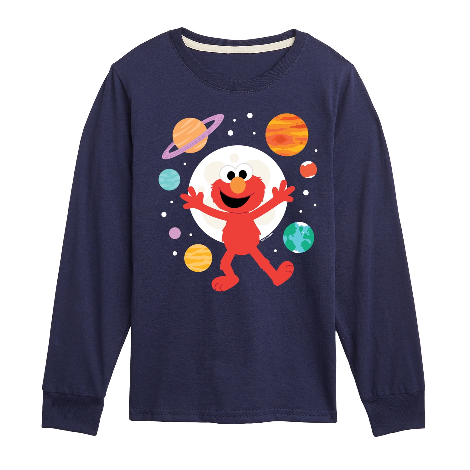 Sesame Street - Space Elmo - Toddler and Youth Long Sleeve T-Shirt ...