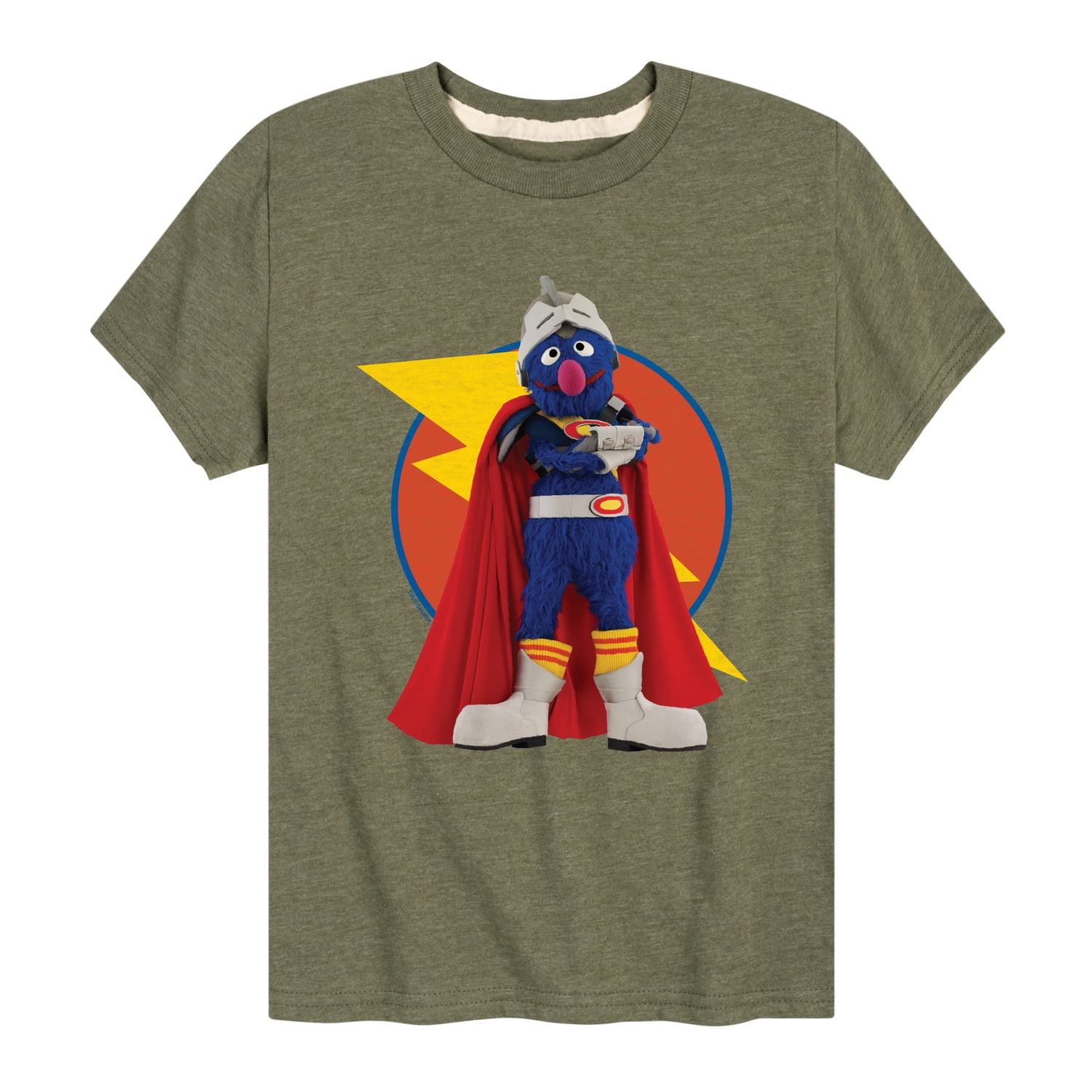 Sesame Street - Super Grover - Toddler and Youth Short Sleeve Graphic T ...