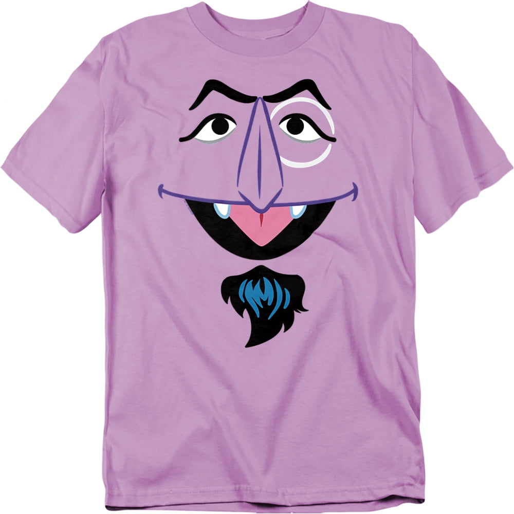 Sesame Street T-Shirt Count Face Unisex Graphic Tee for Men & Women ...
