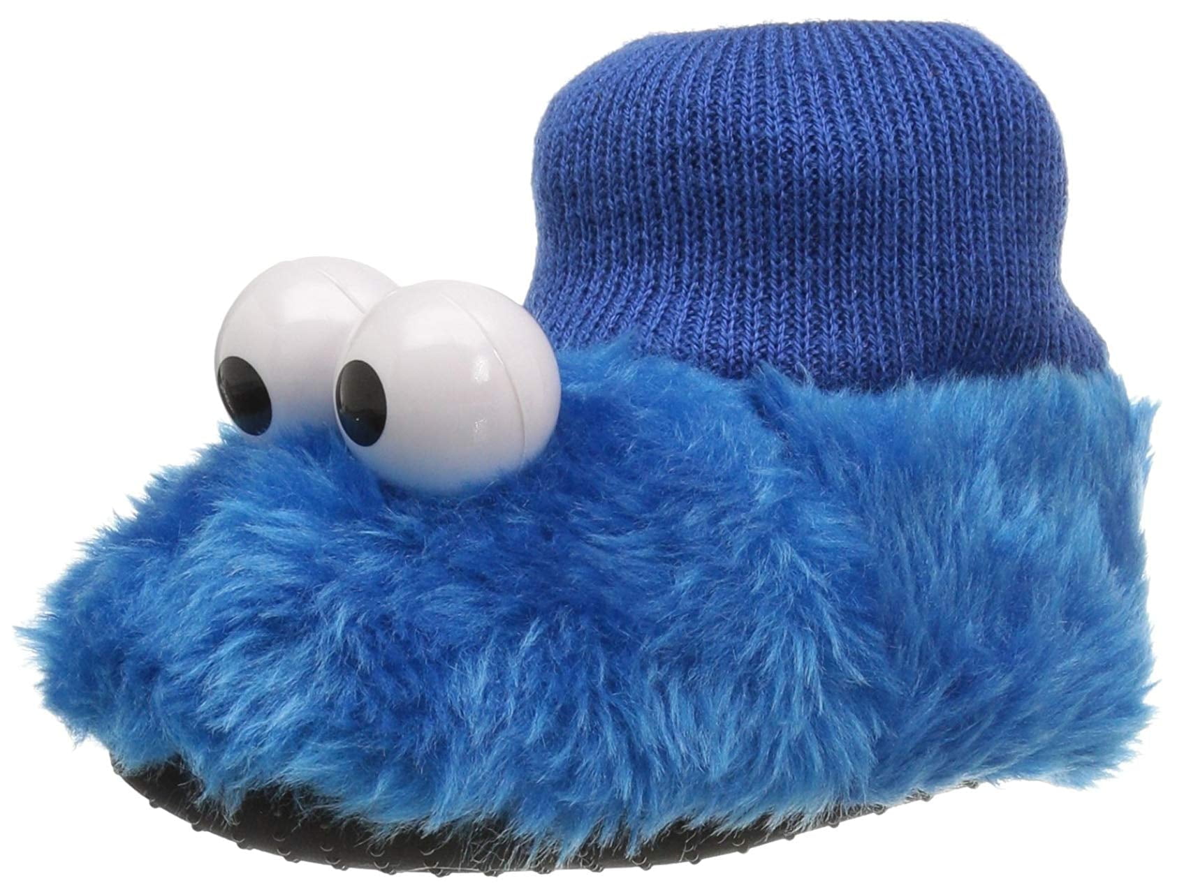 Sesame Street Toddler Slippers, Cookie Monster Full Body Puppet Slipper ...