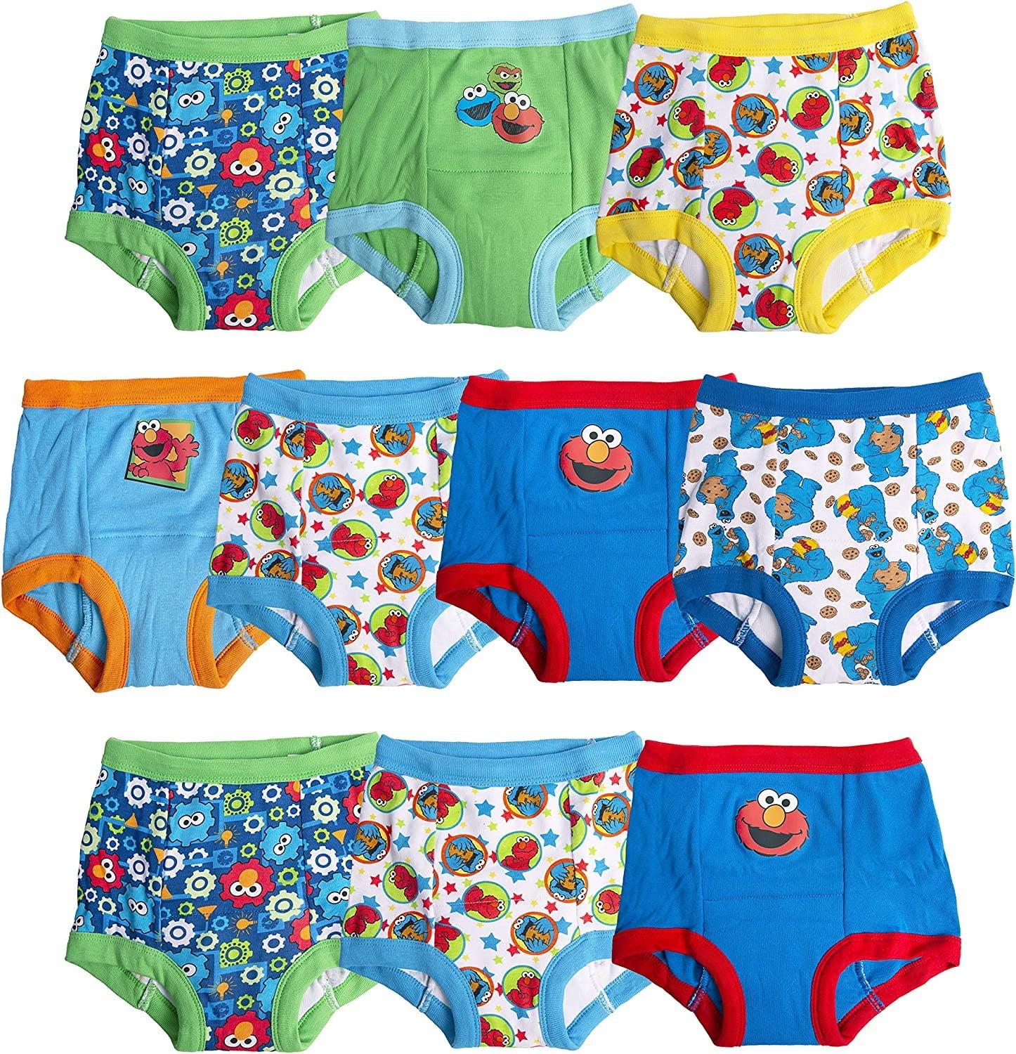 Sesame Street Unisex-Baby Potty Training Pants Multipack, SesameB10pk ...